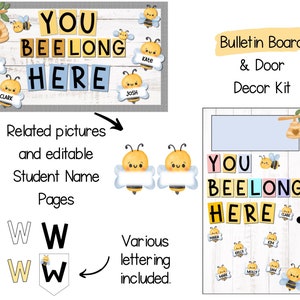 Back to School Bulletin Board Decor and Open House Kit - Etsy