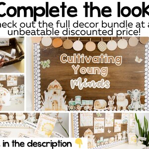 Calm Farm Birthday Display, Editable Birthday Bulletin Board ...