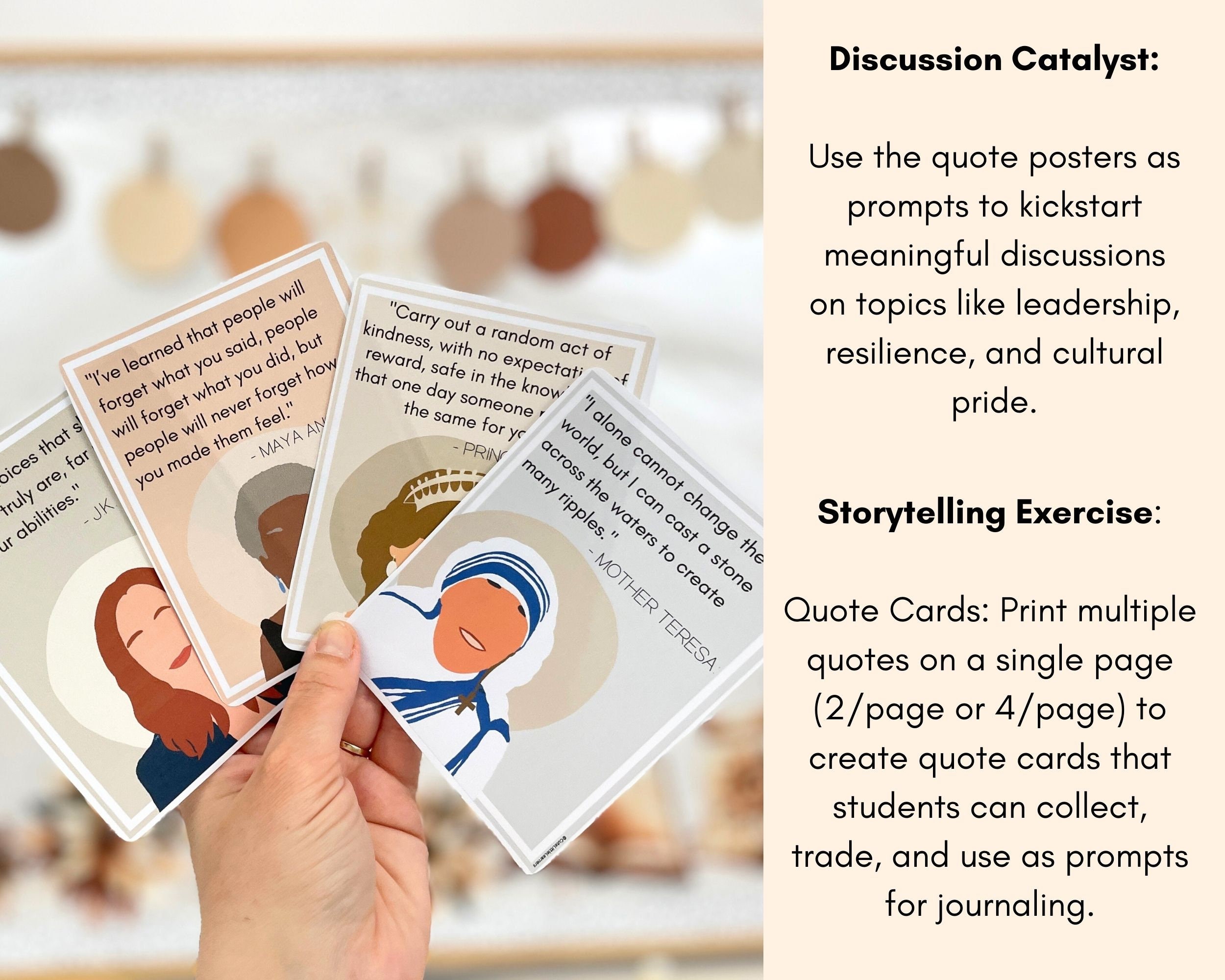 Women's History Month Quote Posters for Bulletin Board, Motivational ...