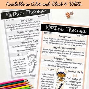 Women's History Month Biography Posters, Learning Posters for ...
