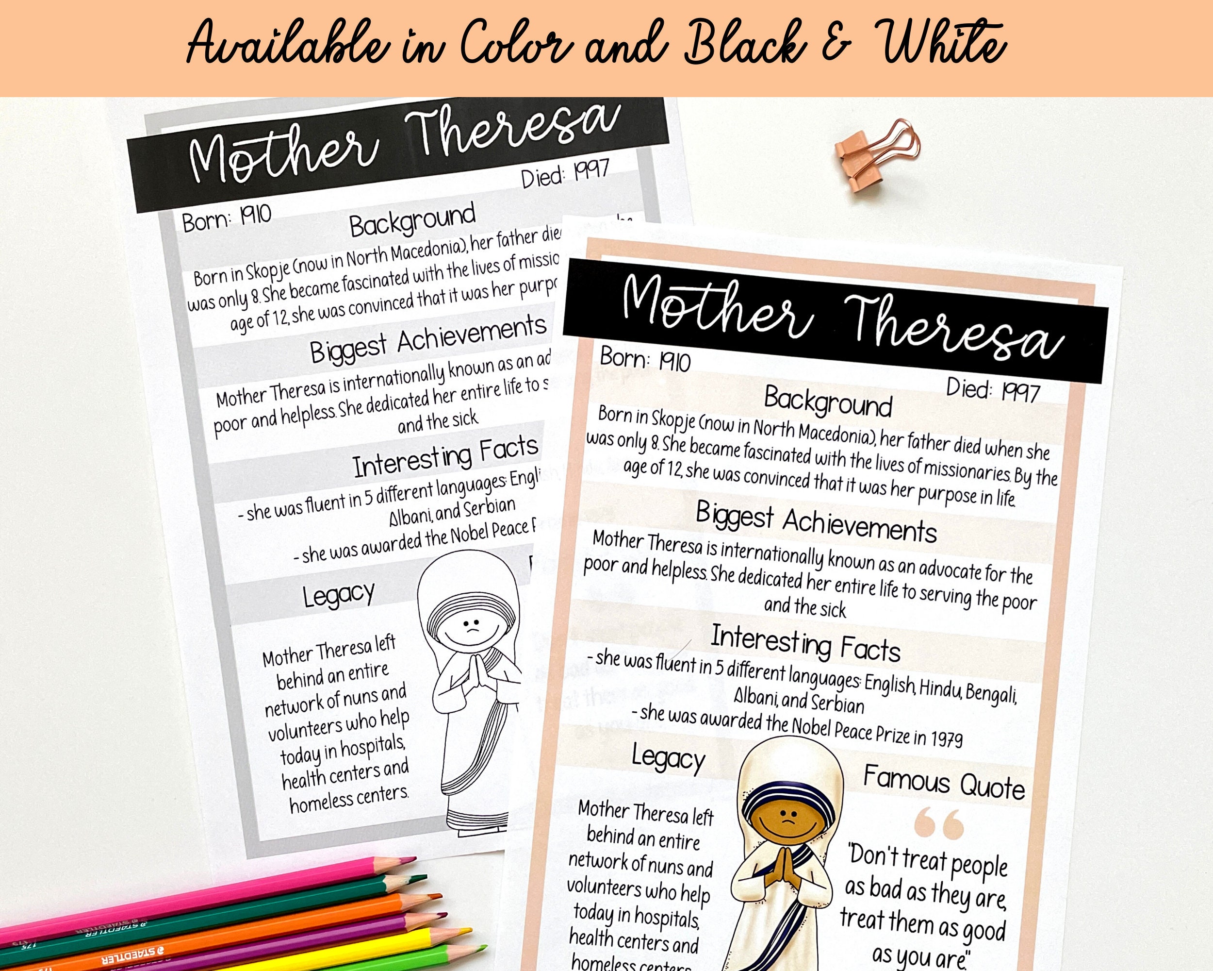 Women's History Month Biography Posters, Learning Posters for ...