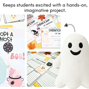 Adopt a Ghost Project Based Learning, Printable Halloween Activity ...