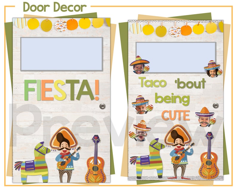 Cinco De Mayo Bulletin Board & Interactive Classroom Decor Editable ...