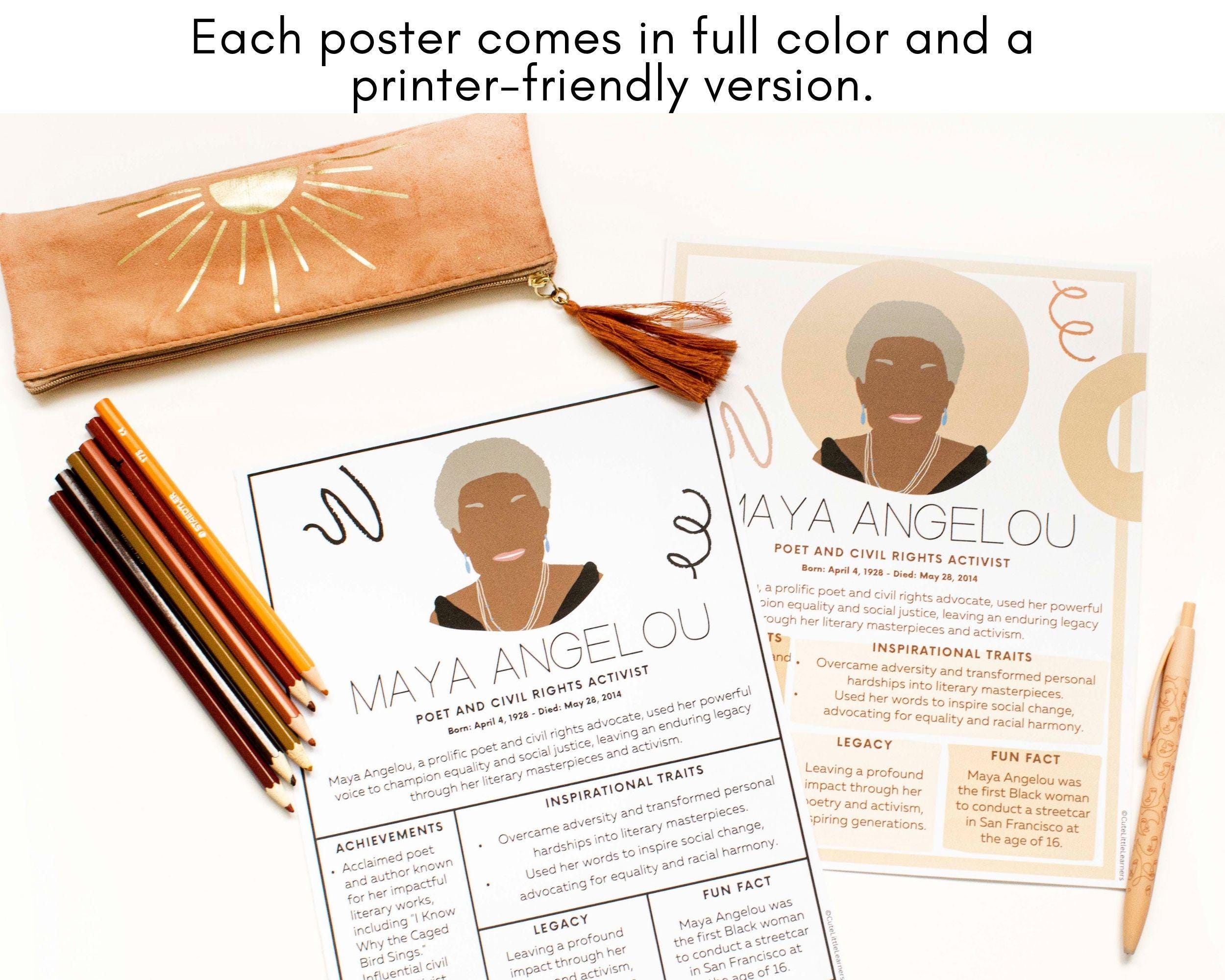 Biography Posters - Growing Bundle - Influential People Bulletin Board ...