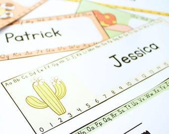 Name Tags for Student Desks - Etsy