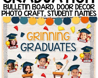Graduation and End of Year Bulletin Board, Animal Themed Classroom ...
