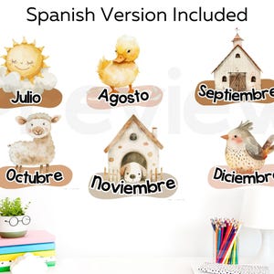 Calm Farm Birthday Display, Editable Birthday Bulletin Board ...