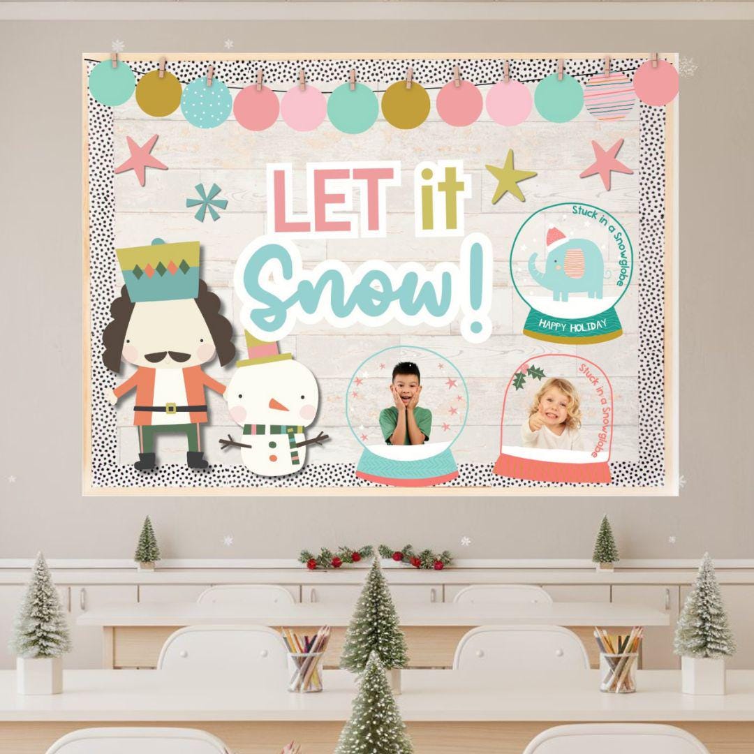 Snow Globe Winter Classroom Decor, Door Decor & Bulletin Board, Snow ...
