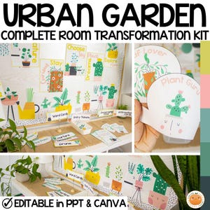 Urban Garden Room Transformation, Bulletin Board, Back to School ...