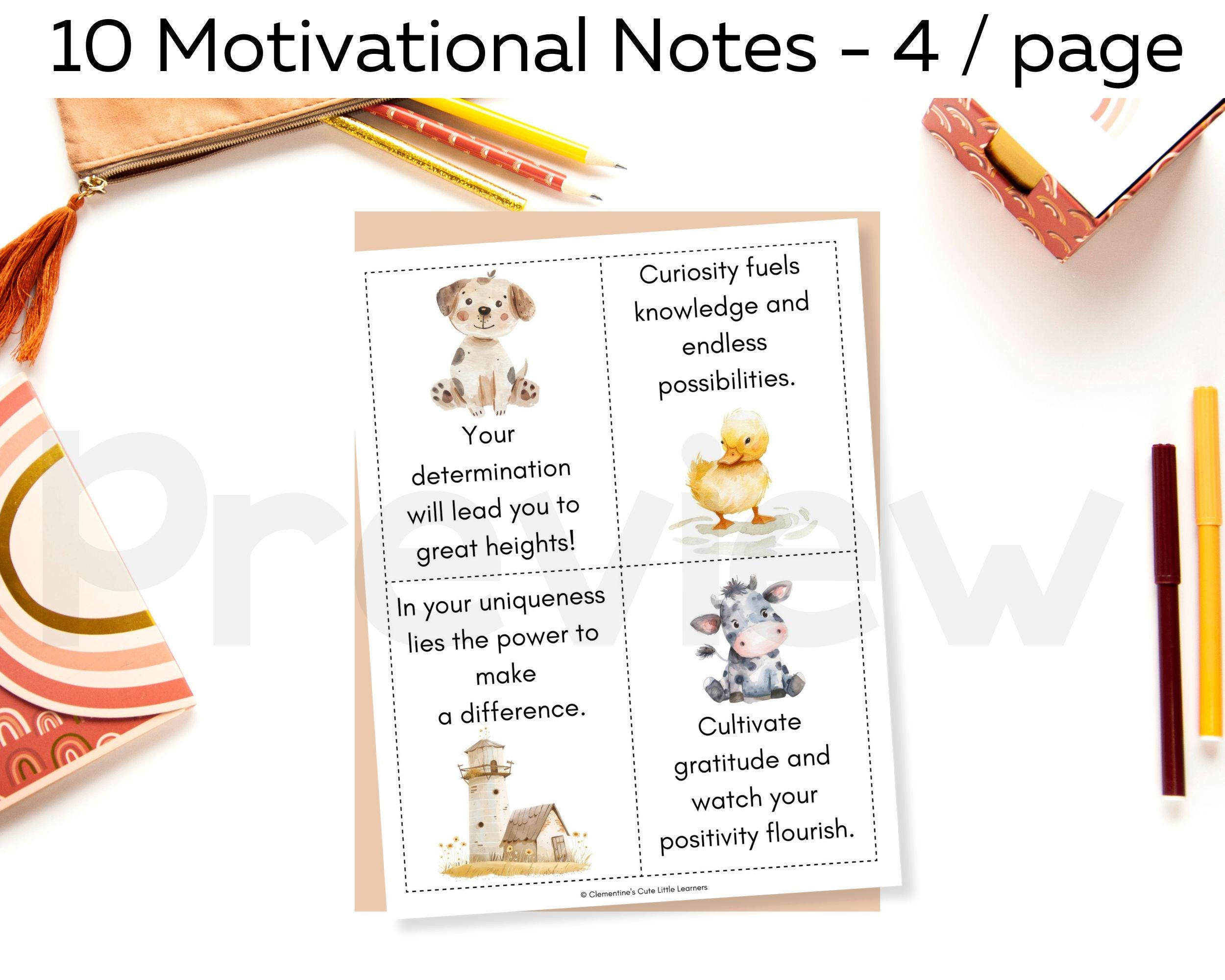 Calm Farm Growth Mindset Posters - Motivational Notes, Social Emotional ...