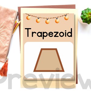 Camping Themed 2D and 3D Shape Posters for Bulletin Boards and Back to ...