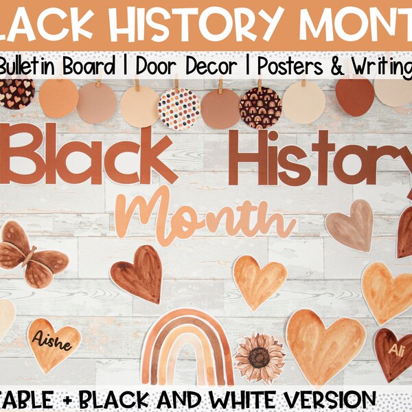 Black History Bulletin Board - Etsy