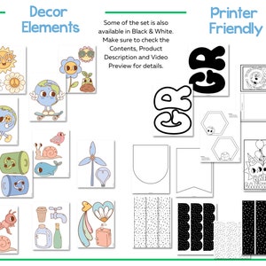 Groovy-retro Earth Day Bulletin Board & Classroom Decor + Editable ...