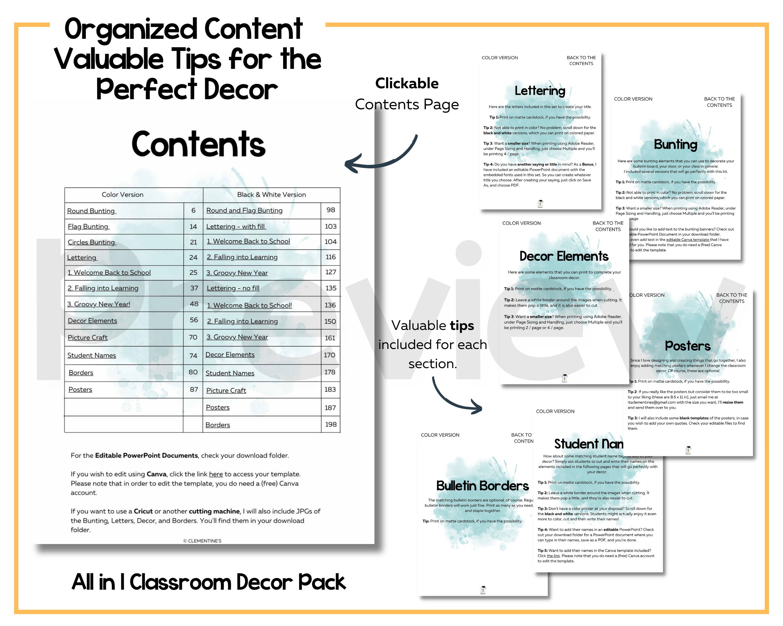 Retro Groovy Back to School Classroom Decor and Bulletin Board Kit ...