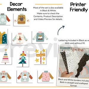 Sweater Weather Winter Bulletin Board: Editable Classroom Decor & Craft ...