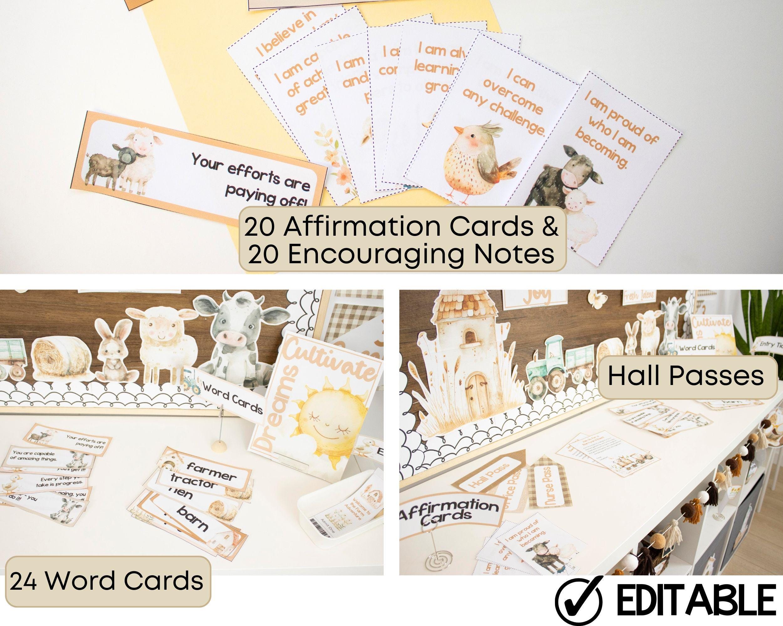 Calm Farm Classroom Makeover Kit | Bulletin Board Decor and ...