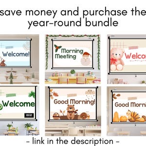 Jungle Safari Daily Classroom Slides With Timers, Centers, Behavior ...