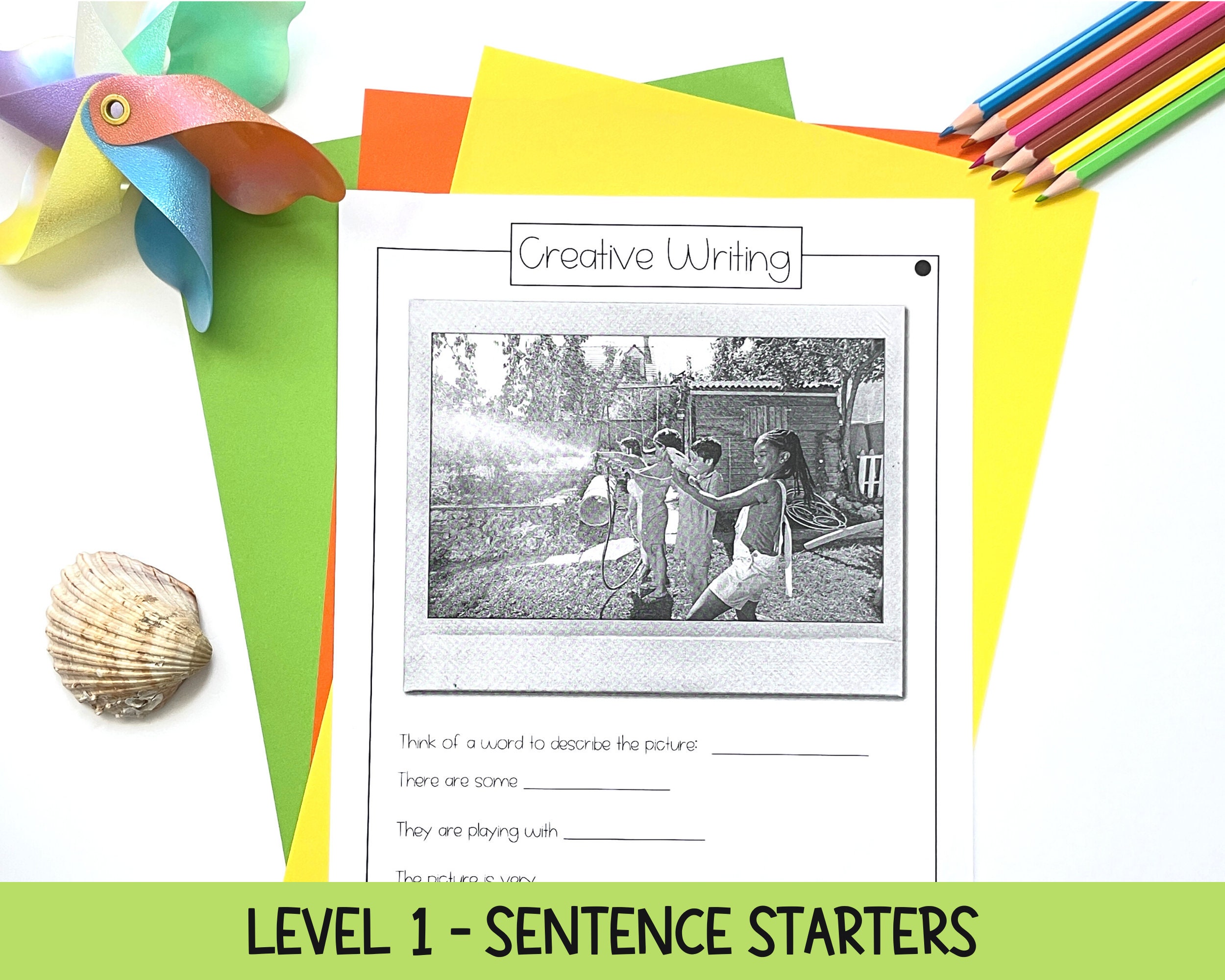 Printable Picture Writing Activity Summer Picture Prompts - Etsy