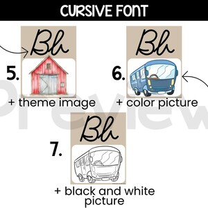 Farm Themed Alphabet Posters for Classroom Decor & Bulletin Board ...