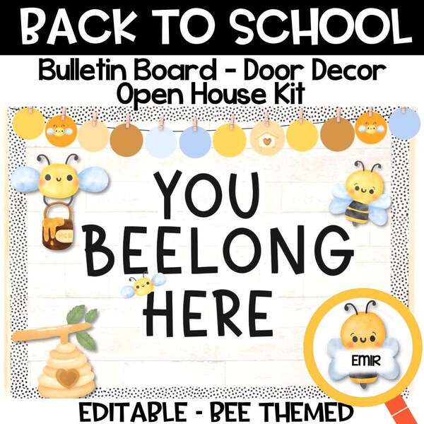 Bee Bulletin Board - Etsy