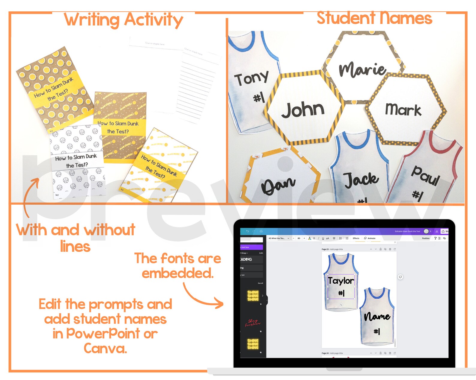 March Madness Testing Motivational Bulletin Board & Interactive ...