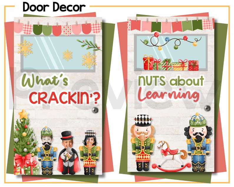 Nutcracker Christmas Classroom Decor | Bulletin Board & Door Kit With ...