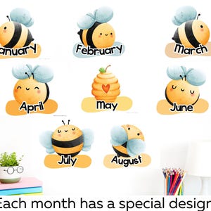 Busy Bee Birthday Display | Editable Bulletin Board Set With English ...