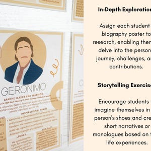 Native American Heritage Month Biography Posters for Bulletin Board ...