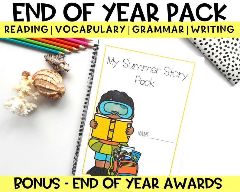 End of Year Printables Reading and Activity Pack Print Go - Etsy