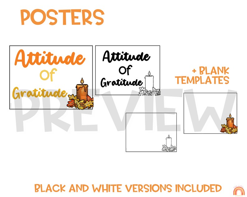 Thanksgiving Gratitude Bulletin Board & Classroom Decor - Etsy