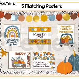 Halloween and Fall Pumpkin Patch Bulletin Board & Classroom Decor ...