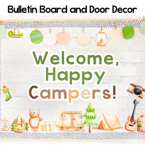 Camping Back to School, Open House & Meet the Teacher Kit, Welcome ...