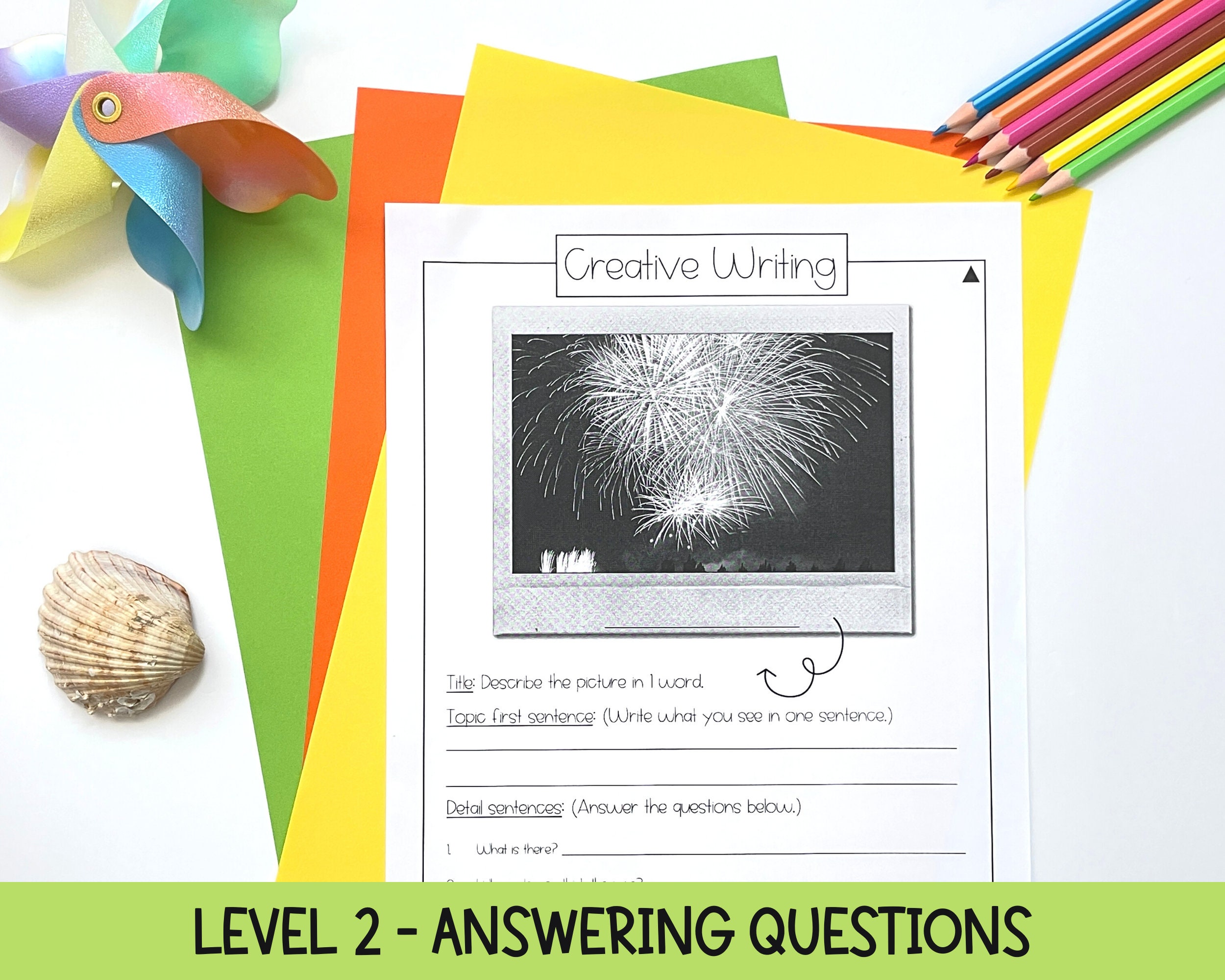 Printable Picture Writing Activity Summer Picture Prompts - Etsy