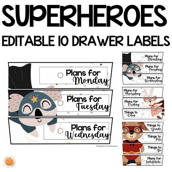 Superhero Classroom Decor - Etsy