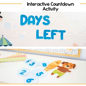 Countdown to Summer Classroom Decor Kit - Summer Kids Watercolor Themed ...
