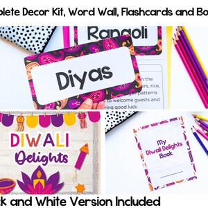 Diwali Learning Pack - Word Wall, Bulletin Board, Classroom Decor and ...
