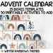 Printable Advent Calendar Boxes & Activities, Christmas Countdown ...
