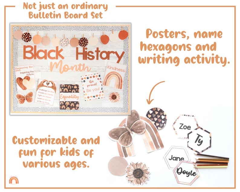 Black History Month Bulletin Board & Interactive Classroom - Etsy
