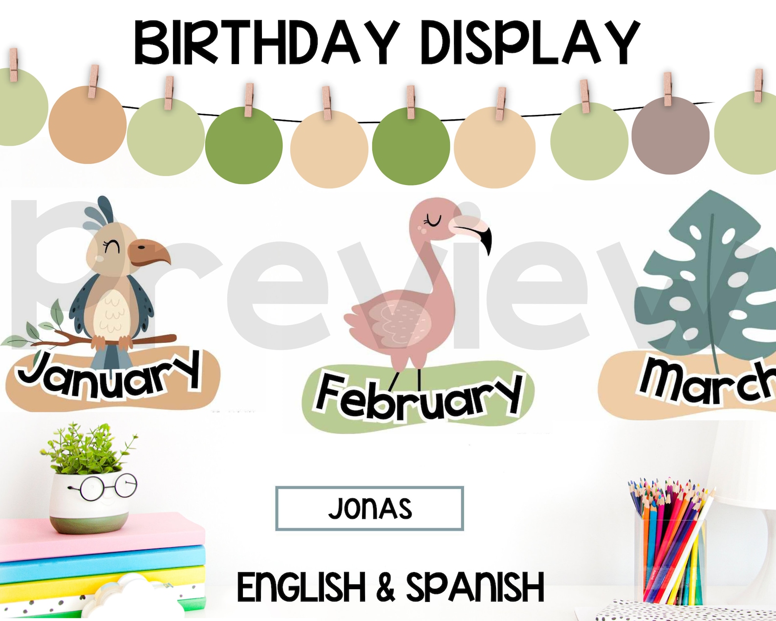 Jungle Safari Editable Classroom Decor Bundle, Bulletin Boards, Back to ...