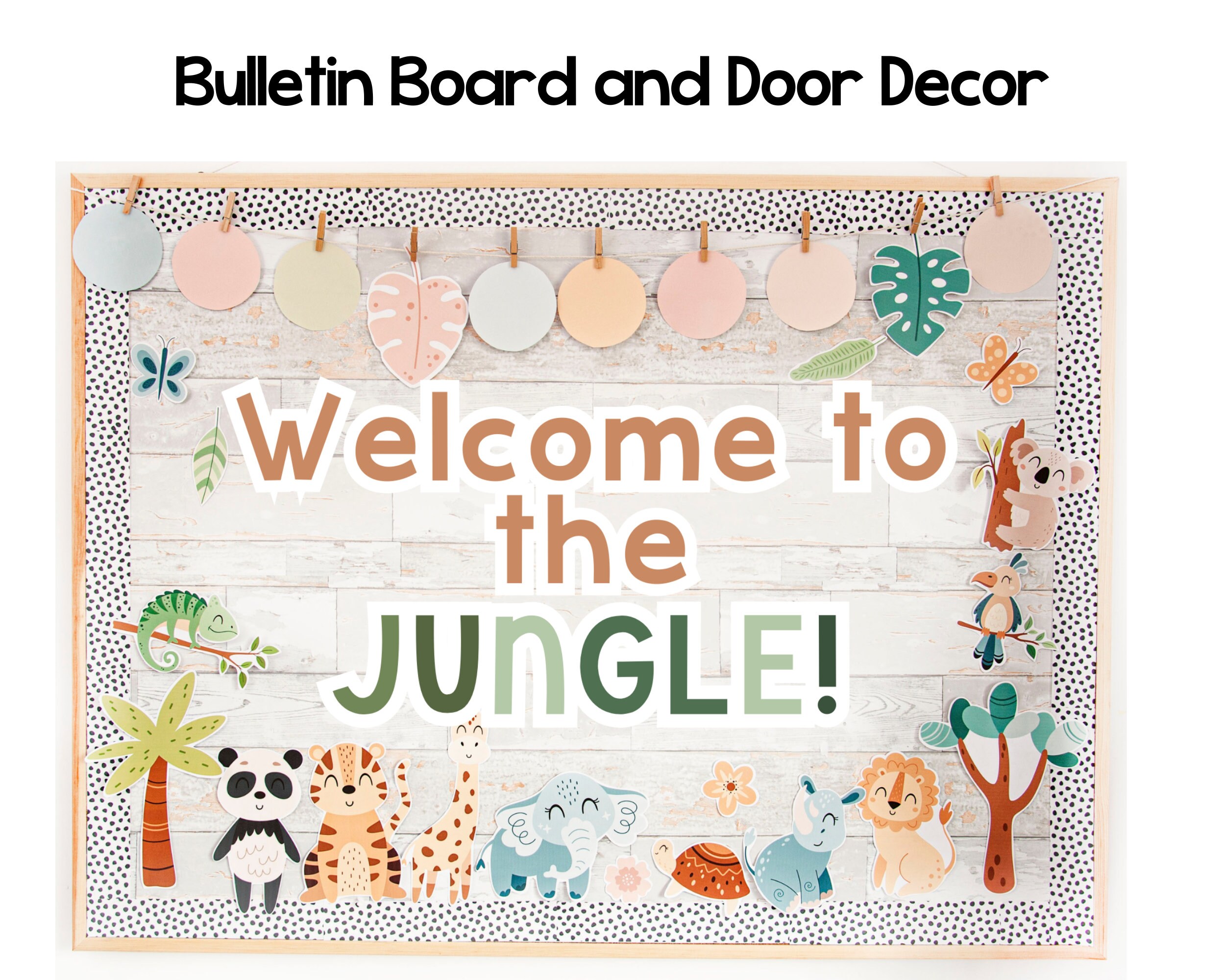 Jungle Back to School, Open House & Meet the Teacher Kit, Welcome ...