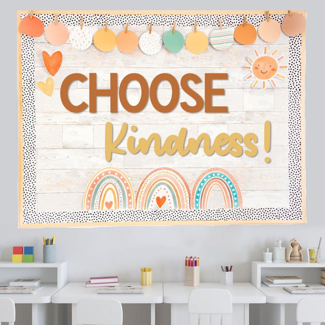 Kindness Bulletin Board & Interactive Classroom Decor and Door Decor ...