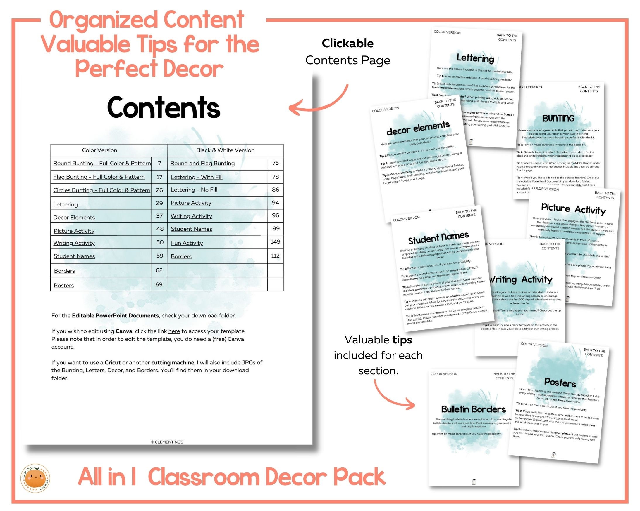 100 Days of School Bulletin Board & Interactive Classroom Decor ...
