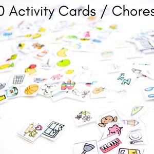 Printable Chore Charts Unicorn Themed, Editable Visual Schedule & Chore ...