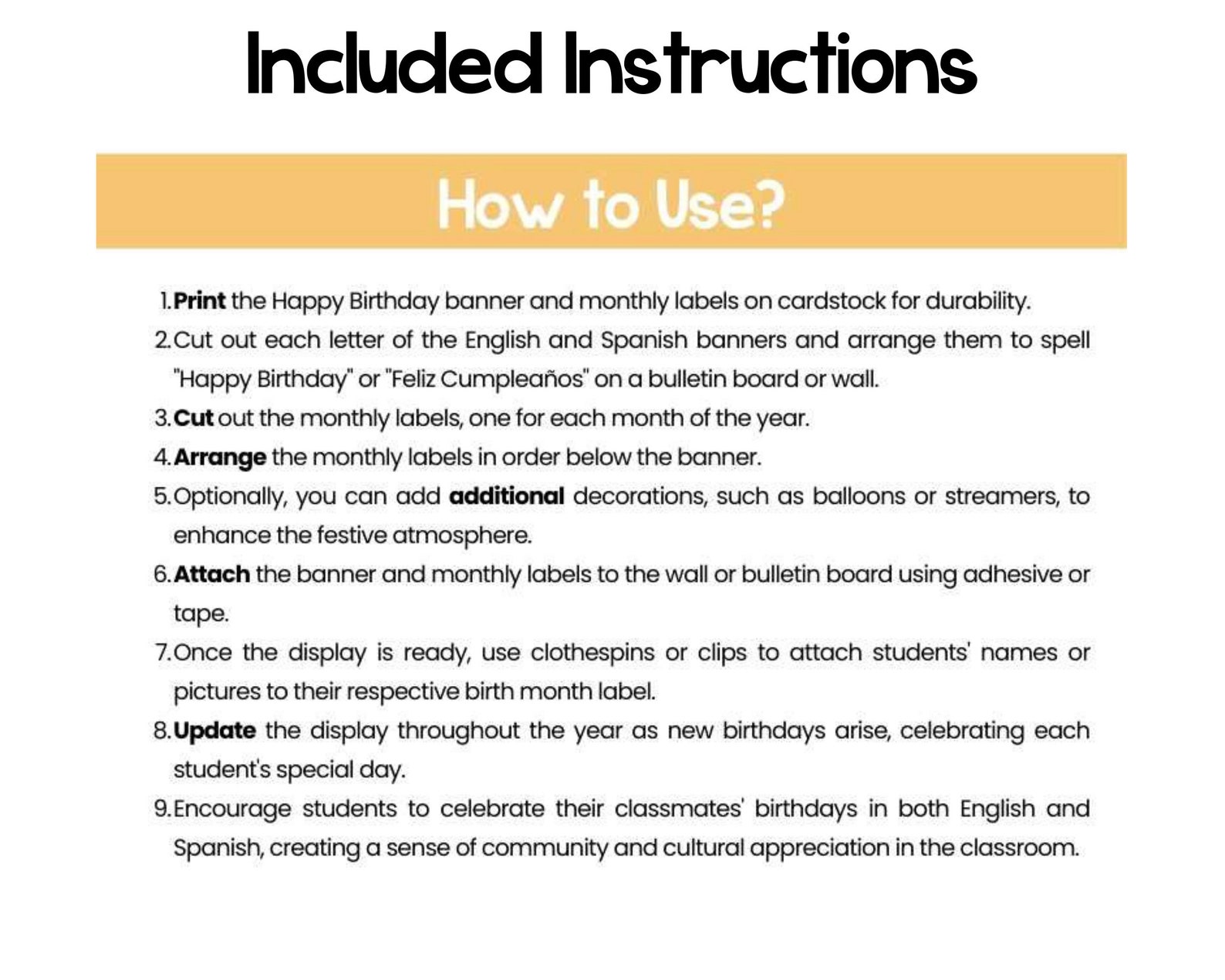 Boho-space Birthday Display, Editable Bulletin Board & Classroom Decor ...