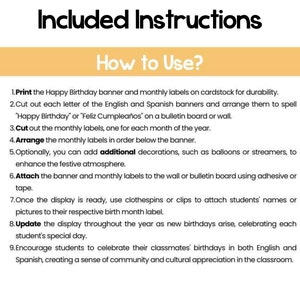 Birthday Display Boho-space, Editable Birthday Bulletin Board ...