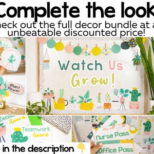 Urban Garden Themed Alphabet Posters for Classroom Decor & Bulletin ...