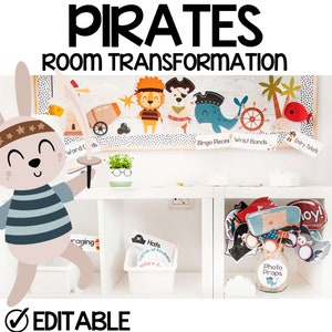 Pirate Room Transformation Kit, Bulletin Board, Classroom Decor ...