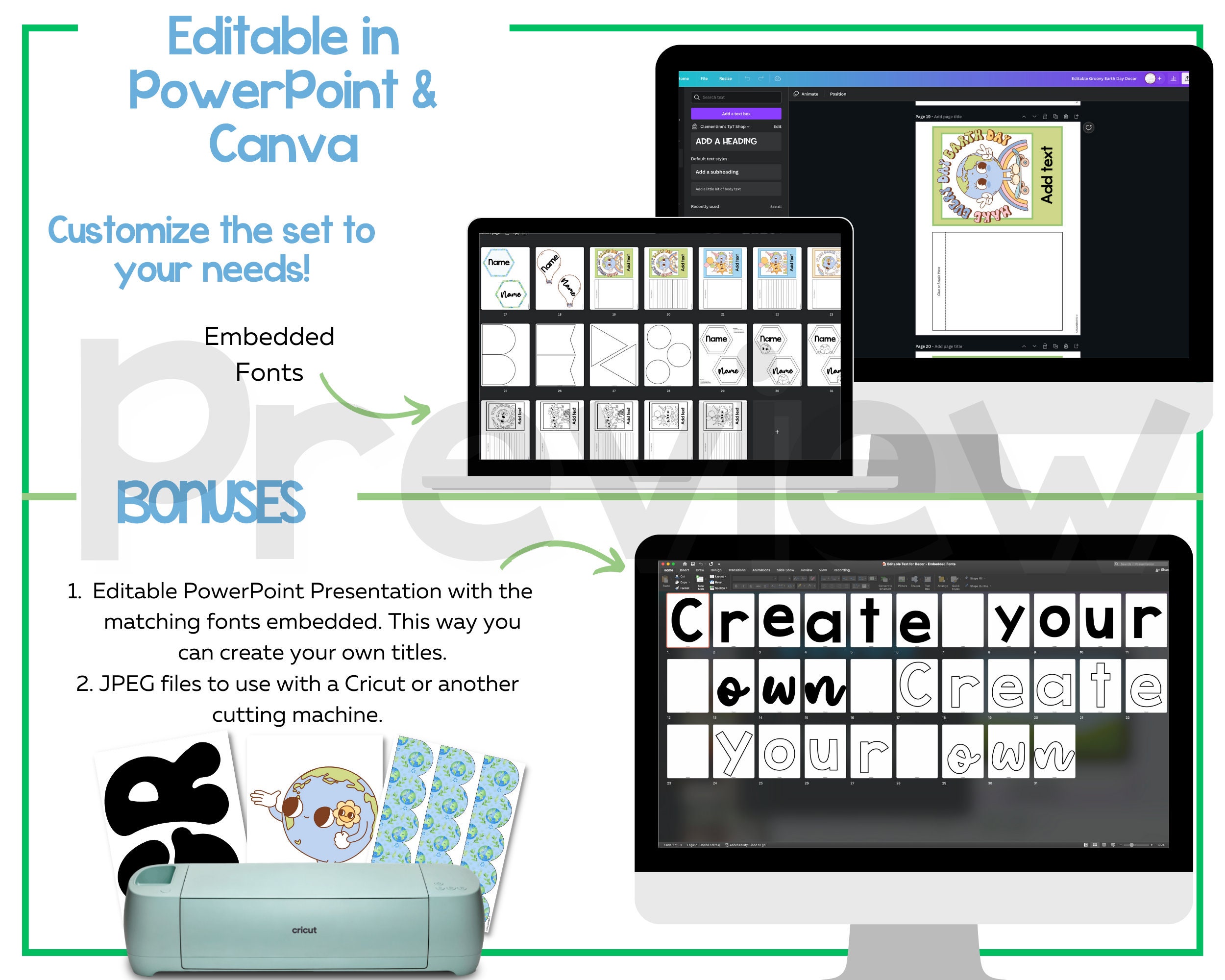 Groovy-retro Earth Day Bulletin Board & Classroom Decor - Etsy