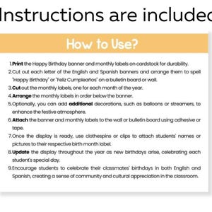 Busy Bee Birthday Display | Editable Bulletin Board Set With English ...