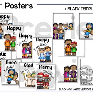 Christmas Around the World Bulletin Board & Classroom Decor Kit ...